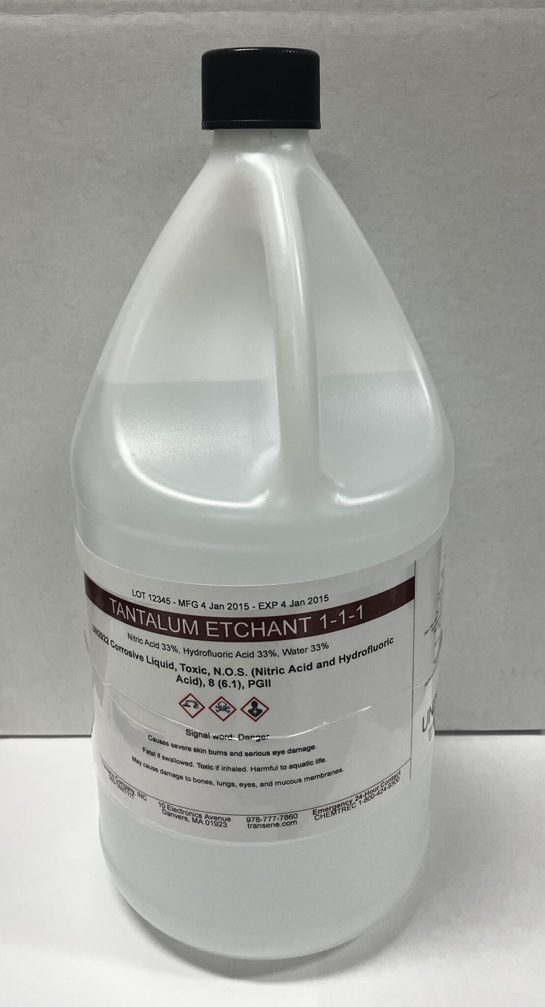 Tantalum, tantalum oxide, or tantalum nitride etchants | Transene